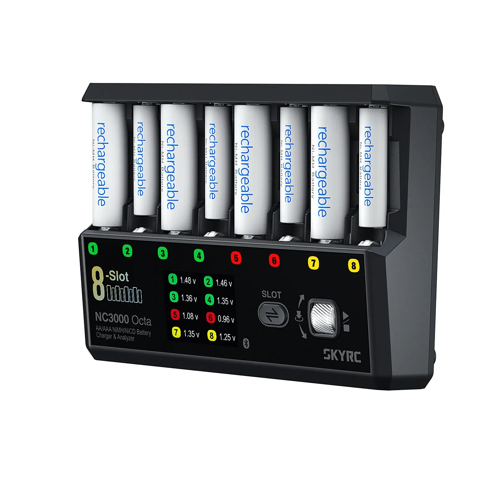 SKYRC NC3000 Octa AA/AAA NiMH NiCd Charger and Analyzer – RCJuice