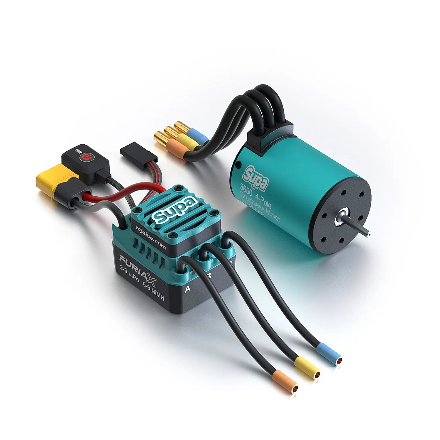 SKYRC FuriaX Supa Combo - 60A ESC and 3650 Brushless Motor for 1/10 RC ...